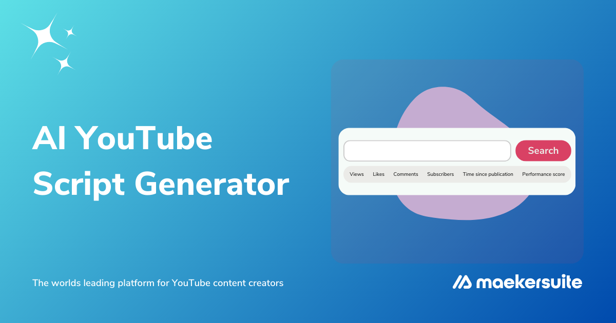 Maekersuite : AI YouTube Script Writer